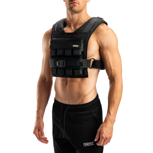 Alpha 1 Weighted Vest - Black - Rise Canada