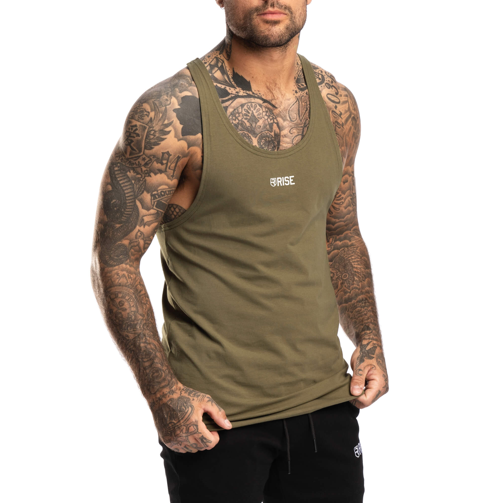 Essential Stringer - Army Green - Rise Canada